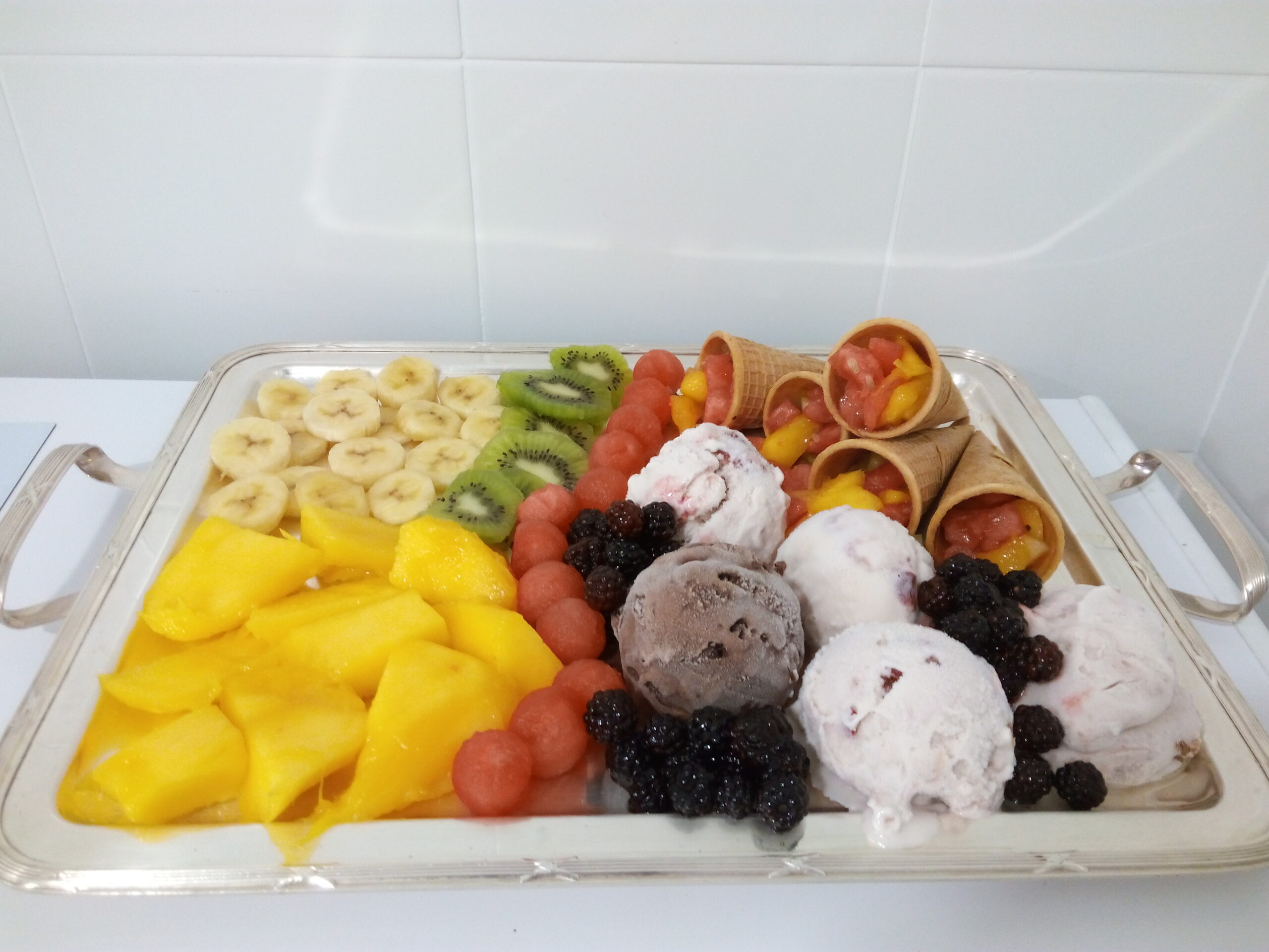 Fruta y helado: una buena combinación | Hogar Creativo